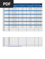 1 - Example of PPM Schedule | PDF | Civil Engineering | Equipment