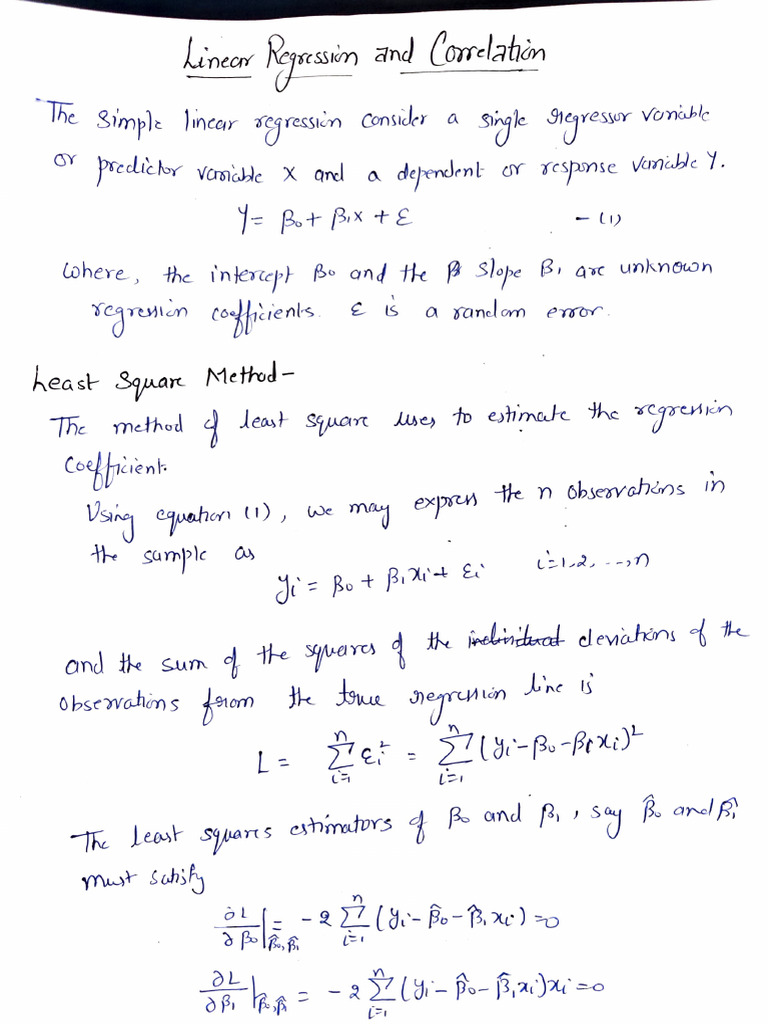 Unit-3 Regression Analysis and Correlation | PDF | Statistical Analysis ...