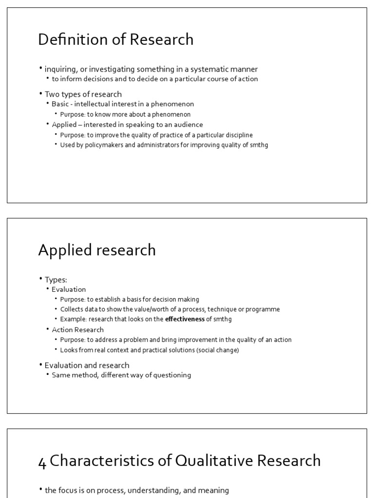 CHP 1 - Qualitative Research | PDF | Qualitative Research | Experience