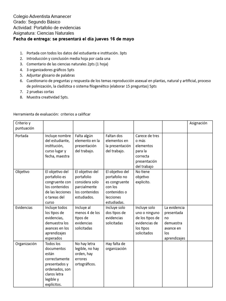 Portafolio 2do Básico | PDF | Creatividad | Aprendizaje