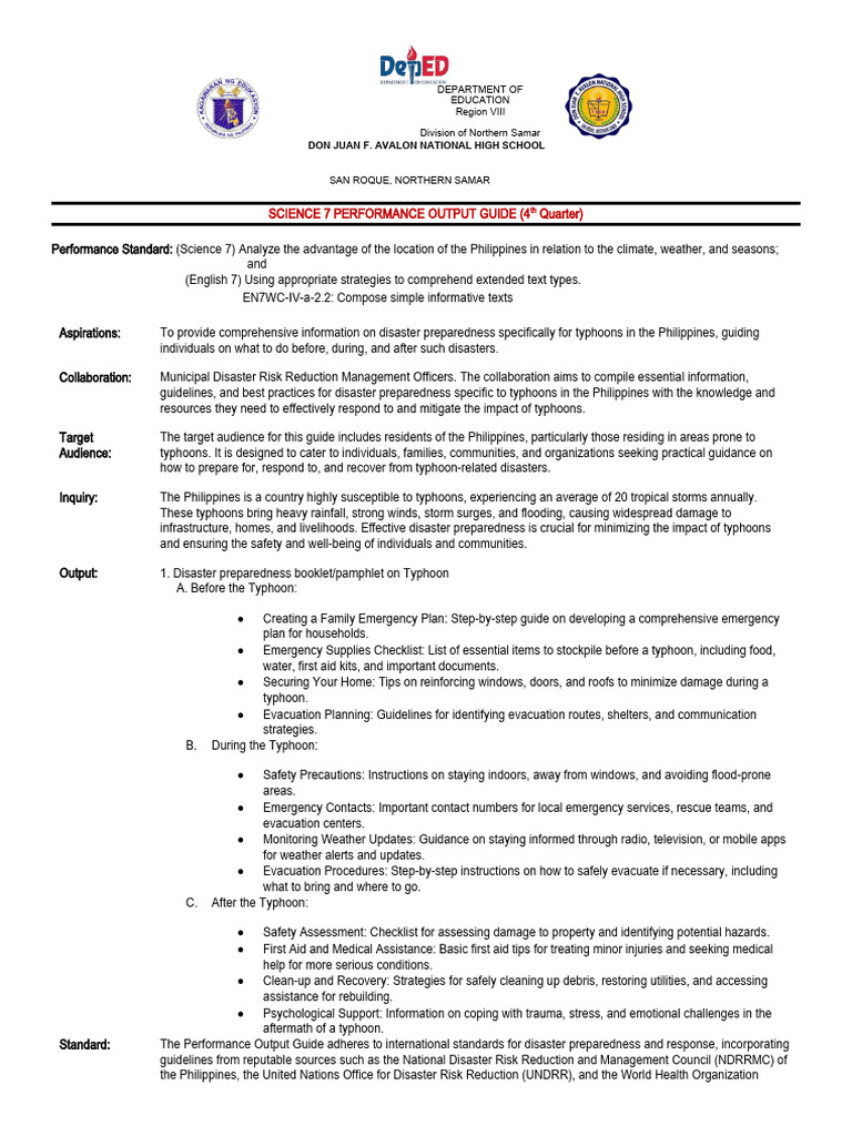 POG Typhoon | PDF | Emergency Management | Tropical Cyclones