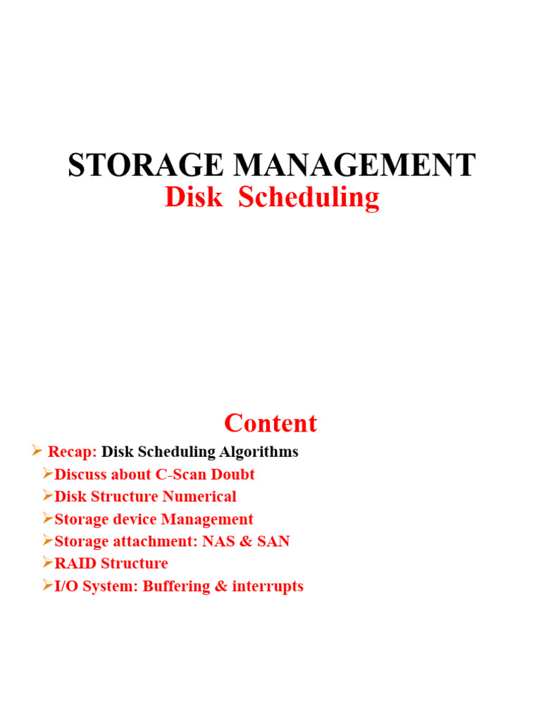 Lec35 Disk Raid Nas & San | PDF | Booting | File System