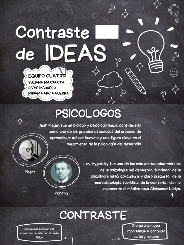 Contraste de Ideas | PDF