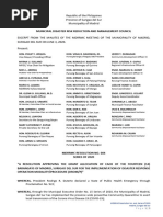 Declaration of State of Calamity | PDF | Flood | State Of Emergency