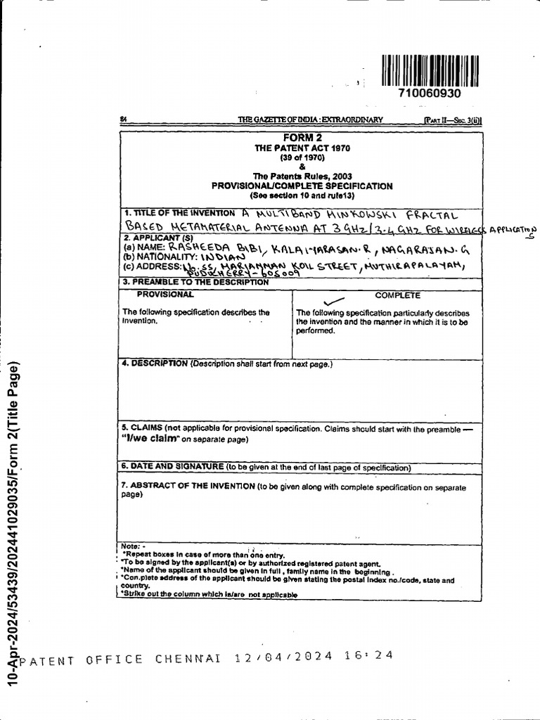 Form 2 | Download Free PDF | Fractal | Metamaterial