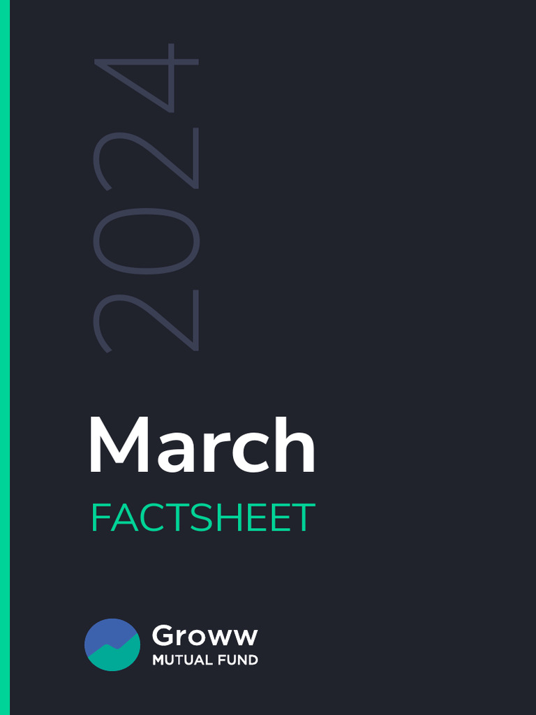 Monthly Factsheet - March 2024 | PDF | Investment Fund | Mutual Funds