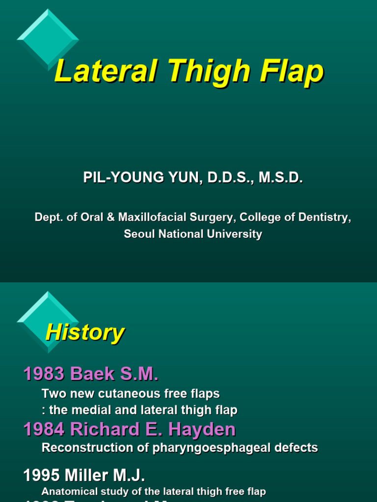 Lateral Thigh Flap Pdf Anatomy Musculoskeletal System