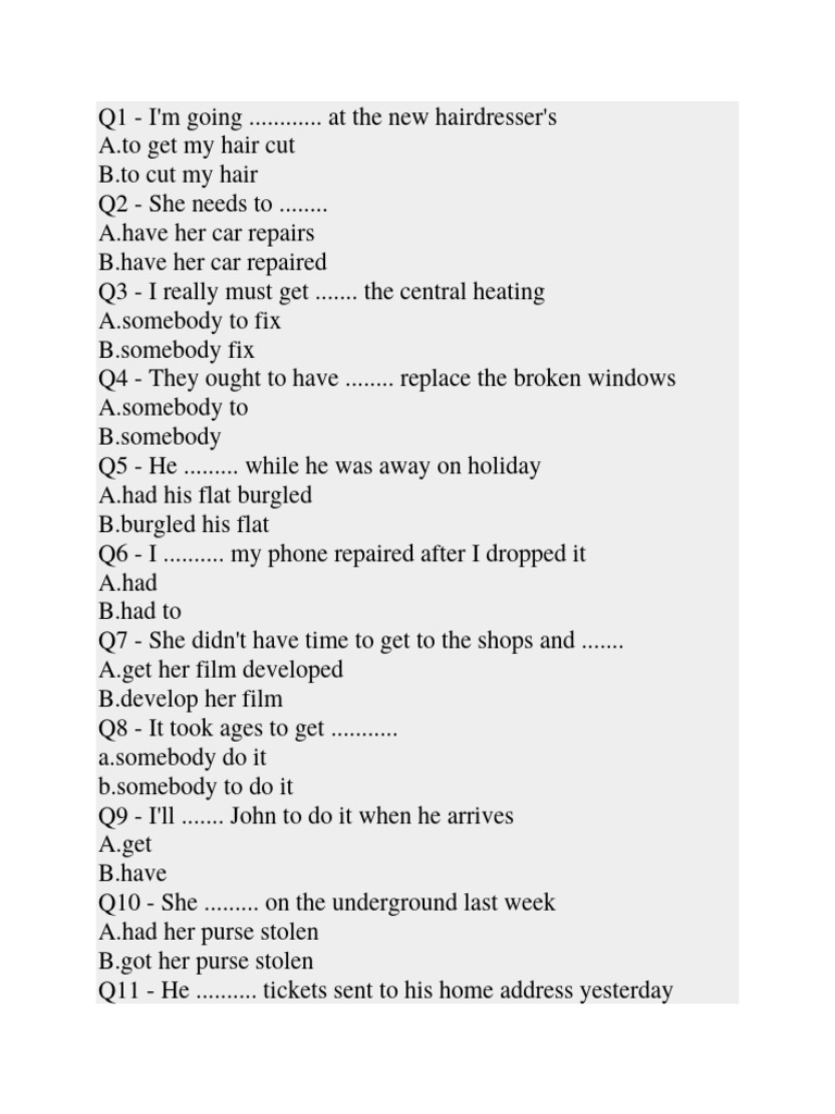 Causative Verb | PDF