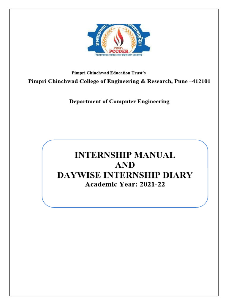 Internship Manual and Diary | PDF | Databases | Engineering