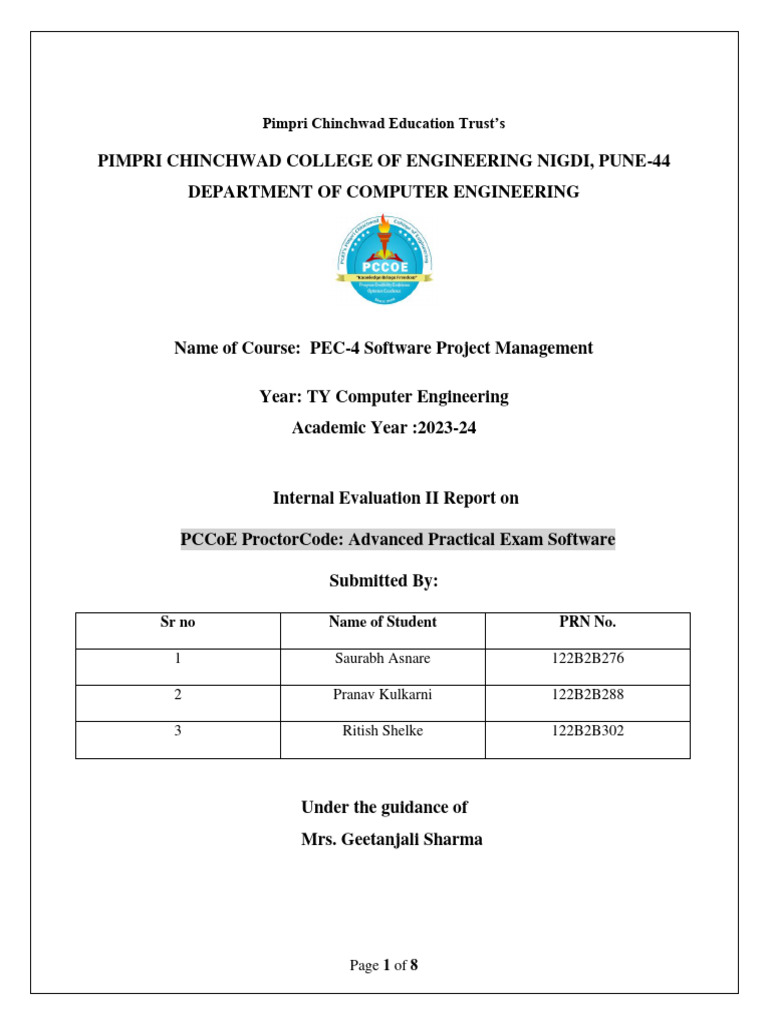 IE-2 SPM | PDF | Project Management | Computer Science