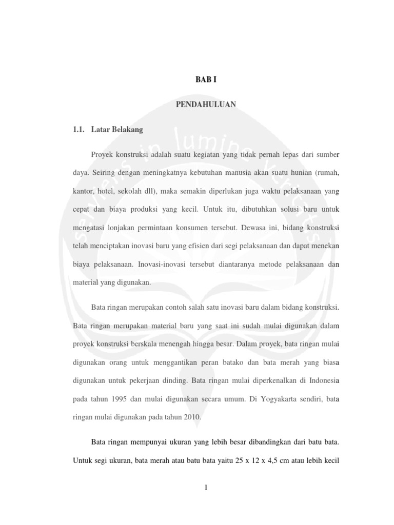 Makala penjelasan bata | PDF