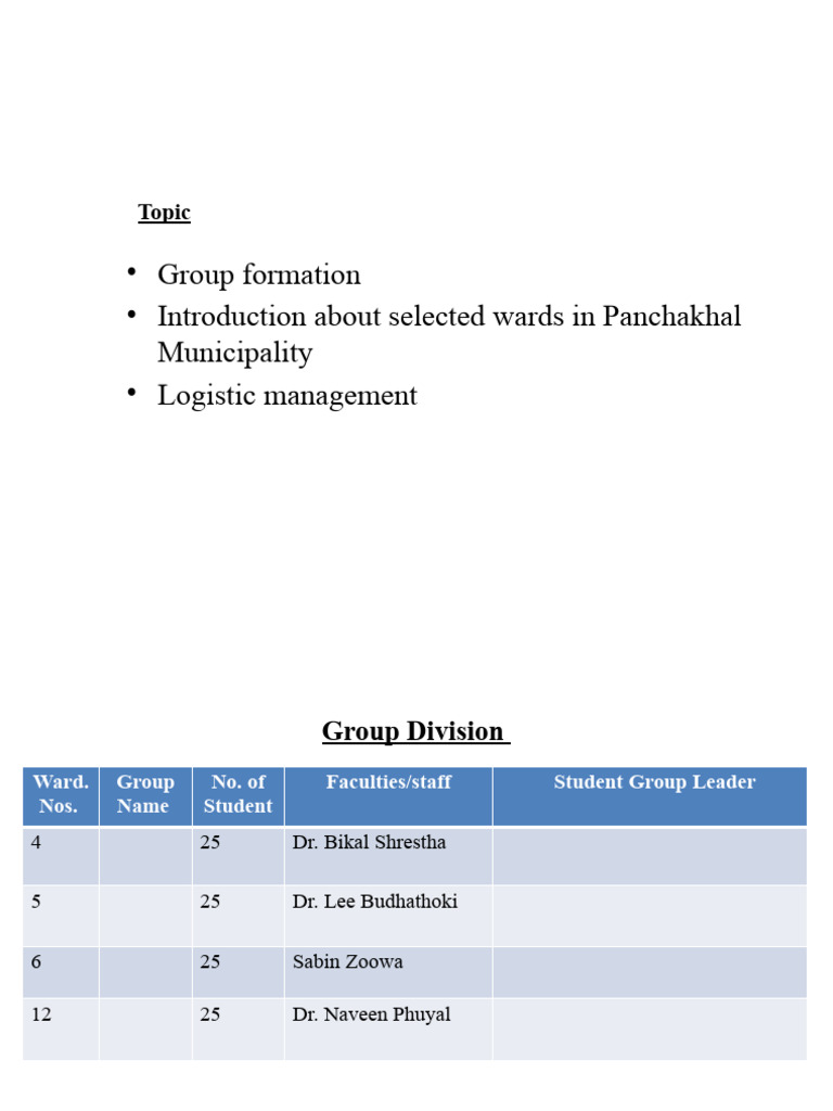 Day 1 Orientation | PDF