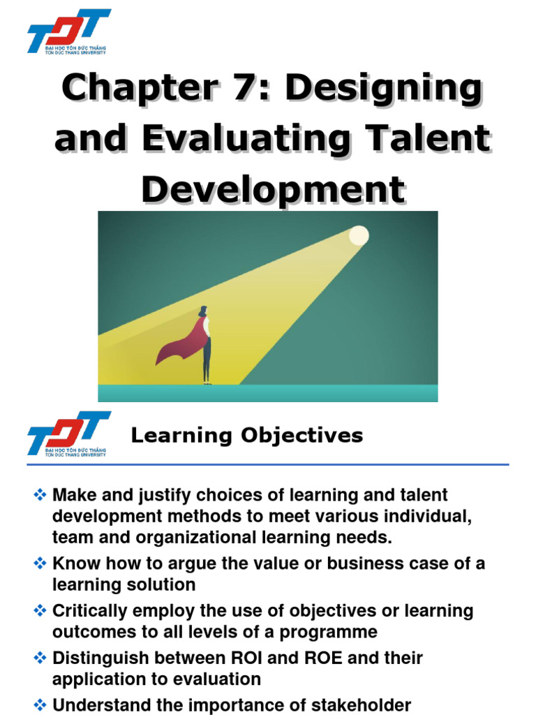 Chapter 7 Designing and Evaluating Talent Development | PDF ...