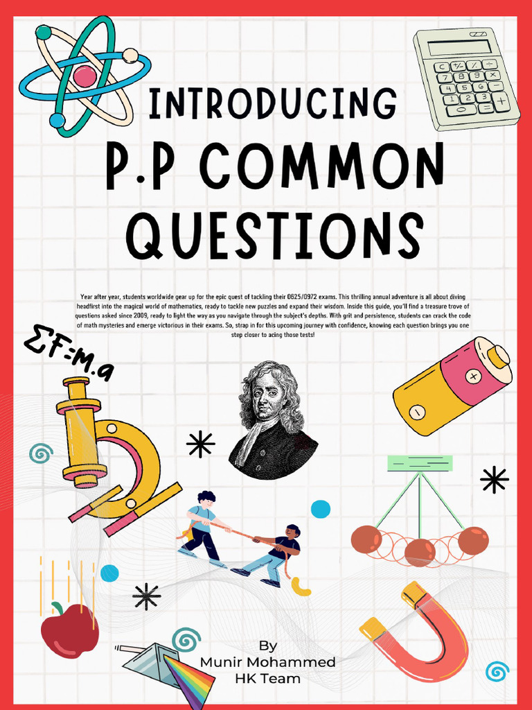 Physics Past Paper Common Questions by Munir Mohammed | PDF | Gases ...
