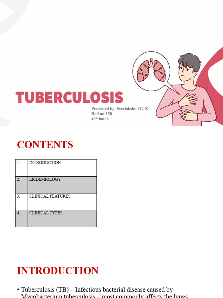 TB 130 | PDF | Tuberculosis | Infection