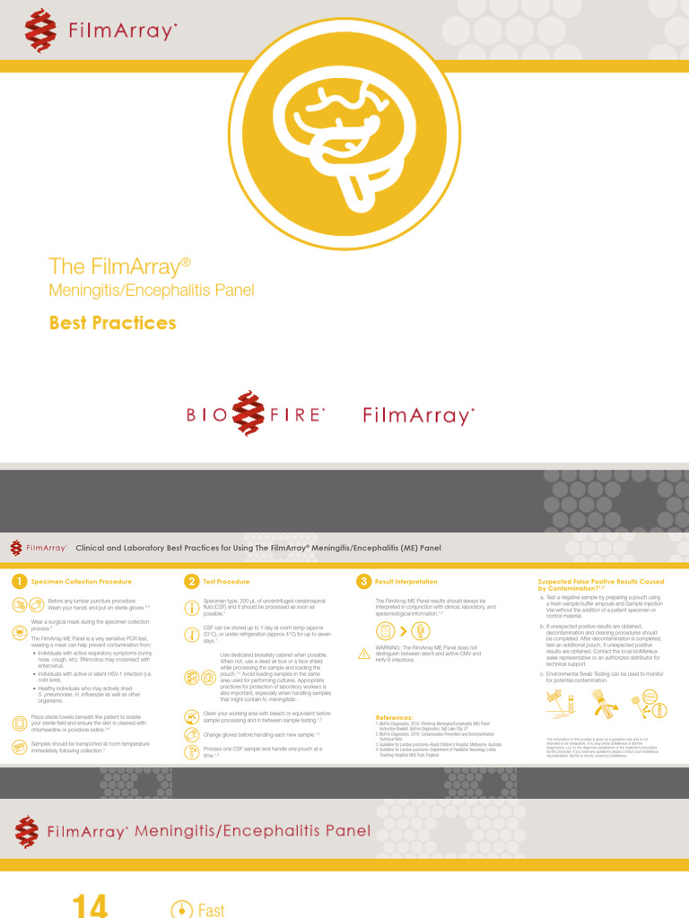 ME Best Practices Brochure | PDF | Meningitis | Health Sciences