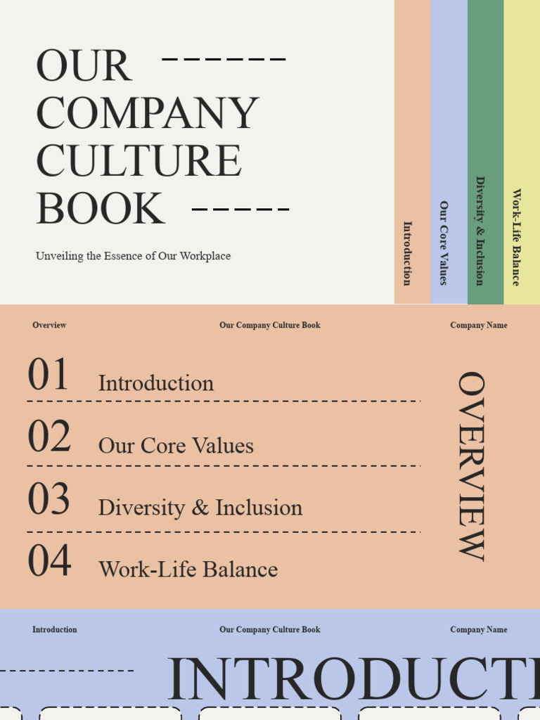 Company Culture Book Overview | PDF | Employment | Innovation