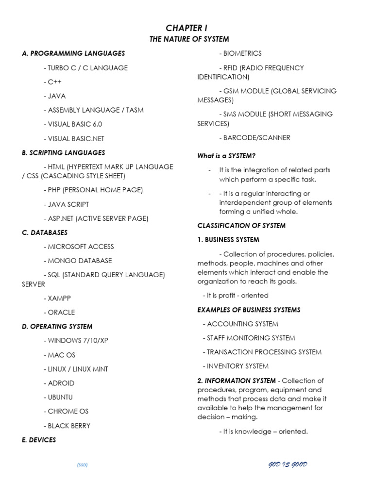 Chapter 1 SSD Module | PDF | System | Microsoft Access