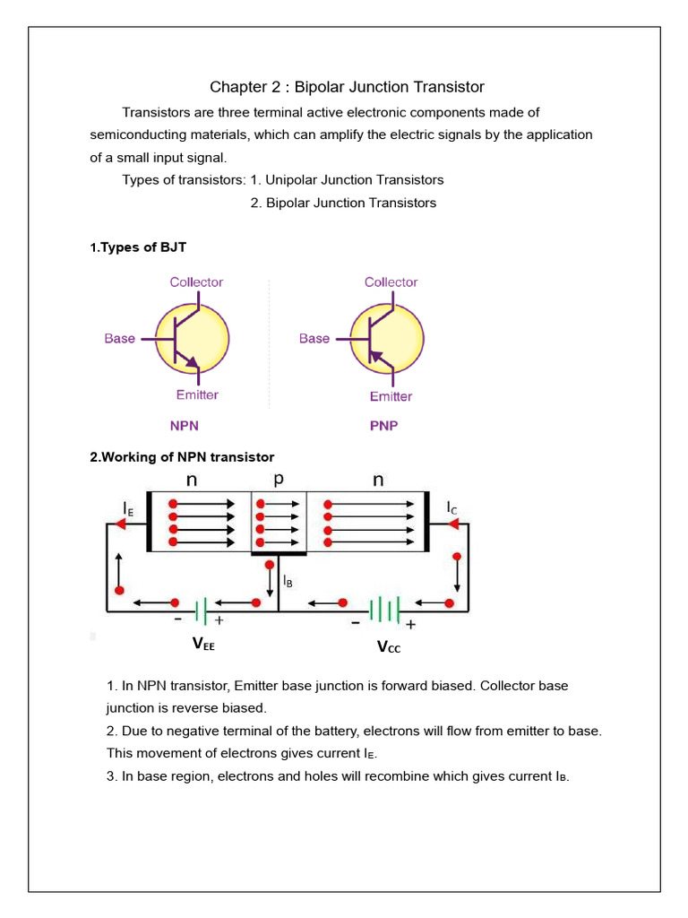 Bee CHPT5 1 | Download Free PDF | Bipolar Junction Transistor | Transistor