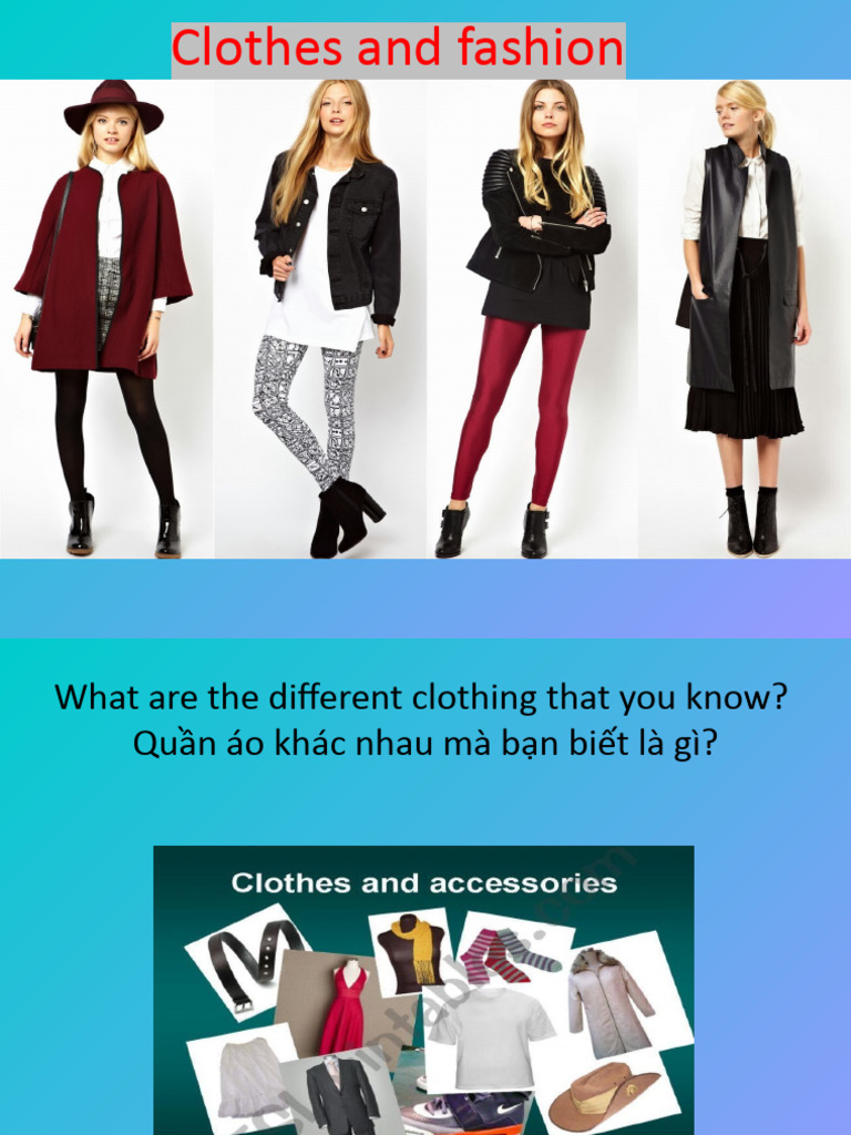 Clothing and Fashion | PDF | Style | Human Appearance