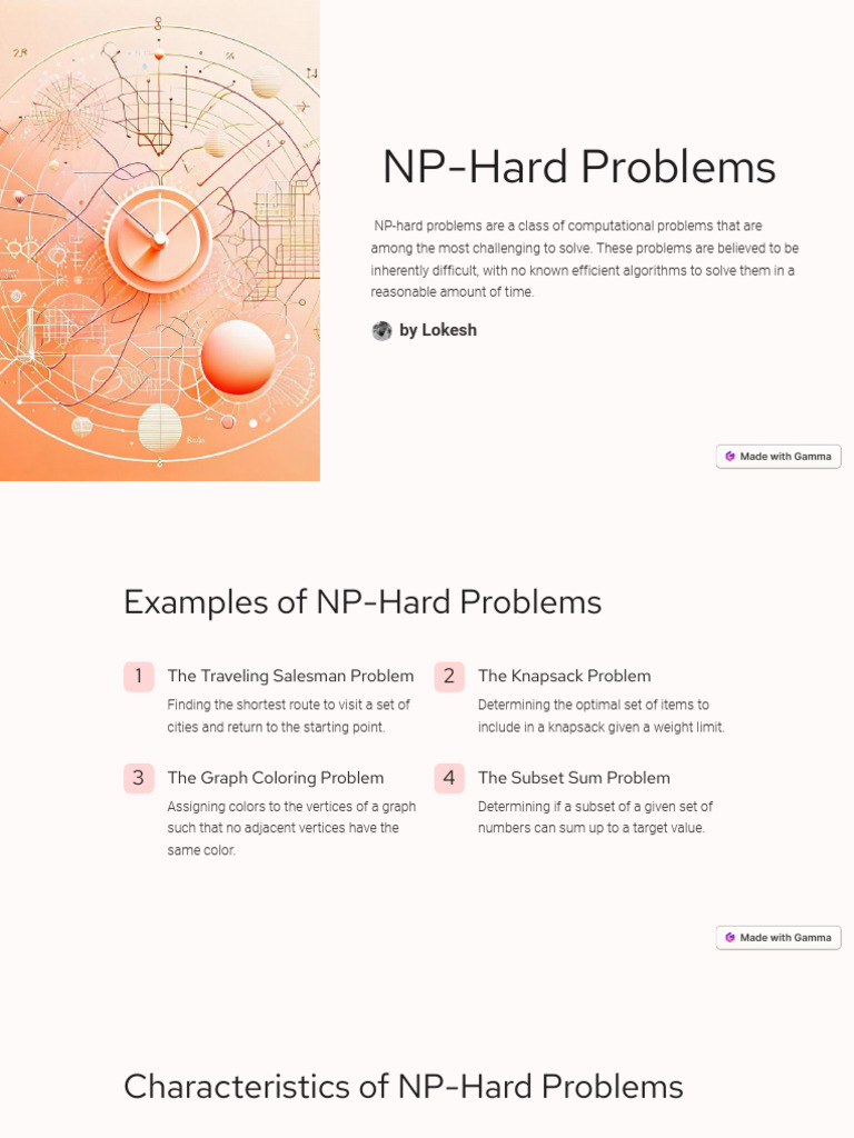 NP Hard | PDF | Computational Complexity Theory | Mathematical Optimization NP Hard | PDF | Computational Complexity Theory | Mathematical Optimization