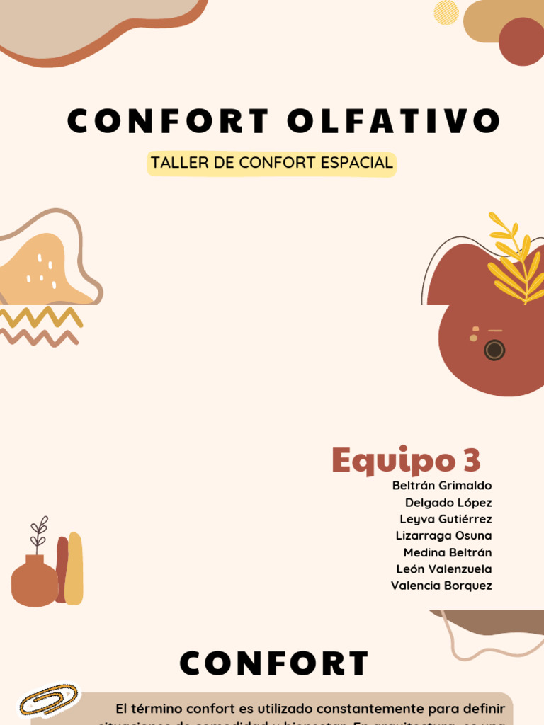 Confort Olfativo | PDF | Olor