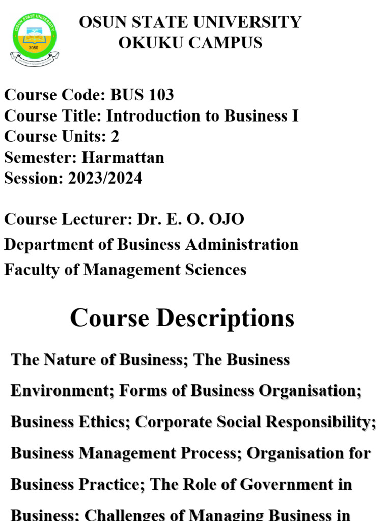 Bus 103 | Download Free PDF | Business | Corporate Social Responsibility