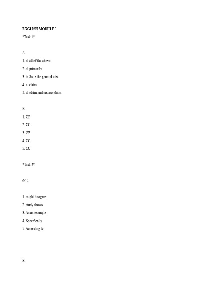 English Module 1 | PDF | Pupa | Butterfly