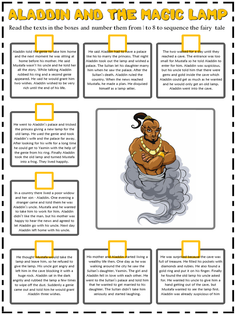 Aladdin's Journey: A Fairy Tale Sequence | PDF | Fairy Tales