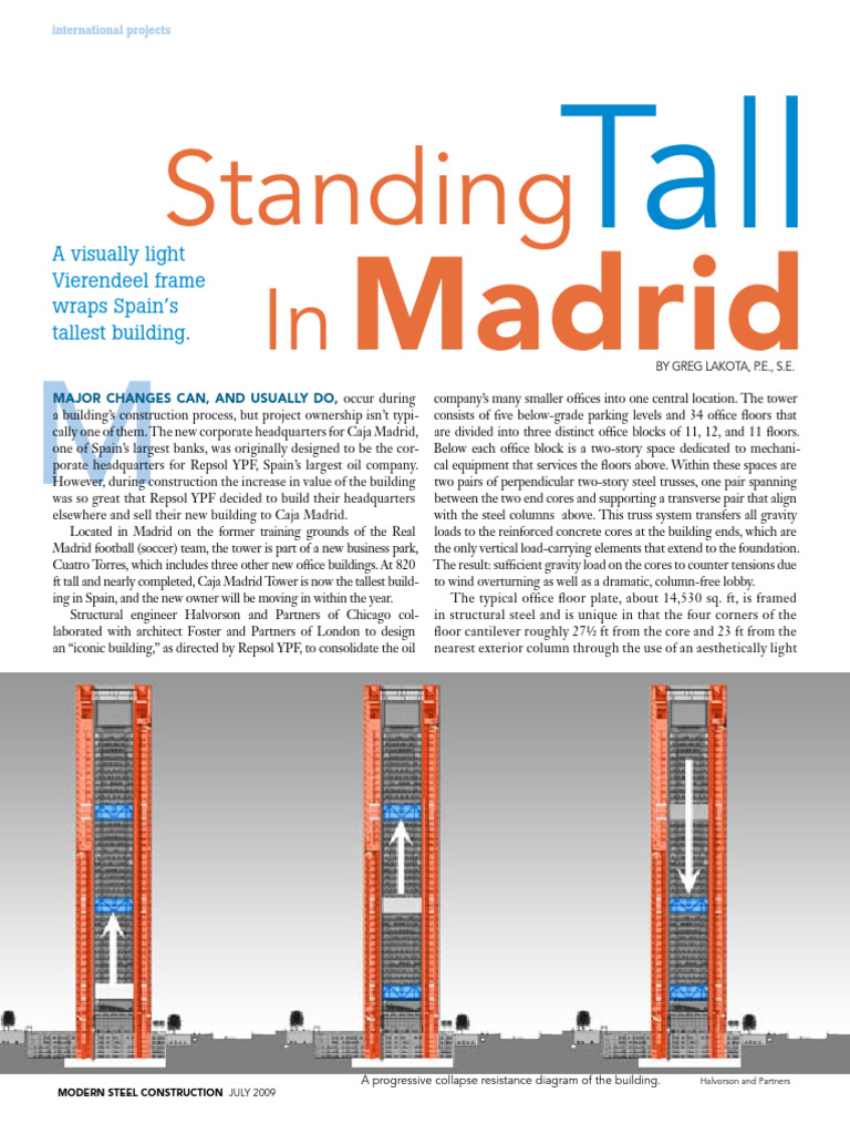 2009v07 Standing Tall | PDF | Truss | Beam (Structure)
