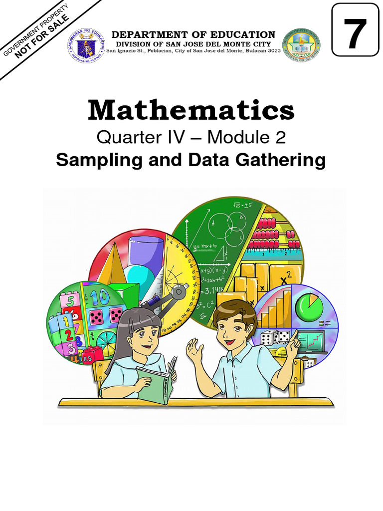 Math 7 Q4 Module 2 Sampling and Data Gathering | PDF | Sampling (Statistics) | Survey Methodology