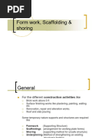 Procedure of Conventional Shuttering & Concreting Work | PDF | Concrete ...