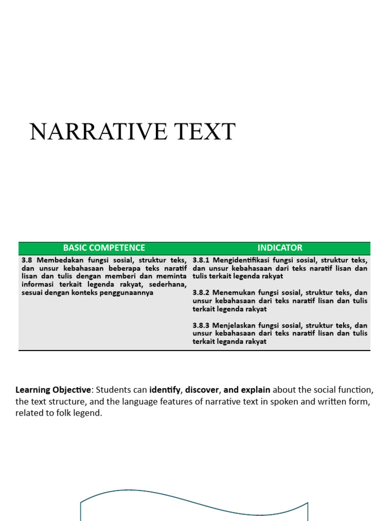 Narrative Text PowerPoint Presentation | PDF | Traditional Stories ...