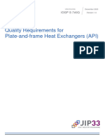 Supplementary Spec To API Standard 667 For Plate and Frame Heat ...