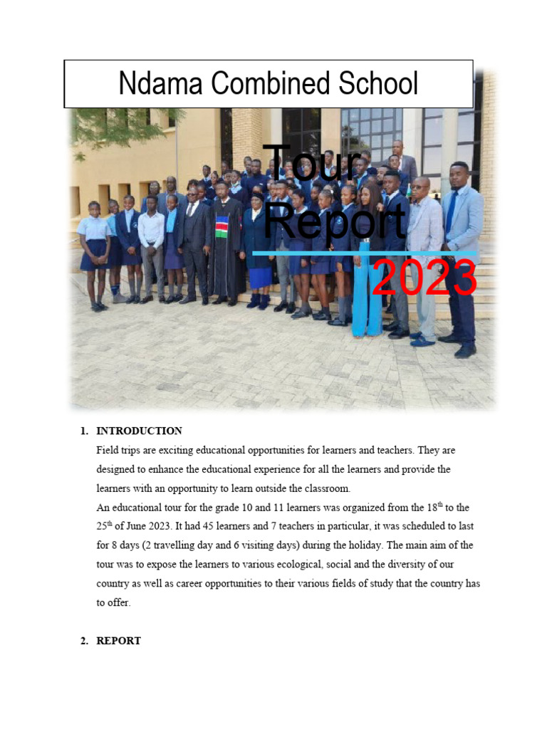 Tour Report | PDF