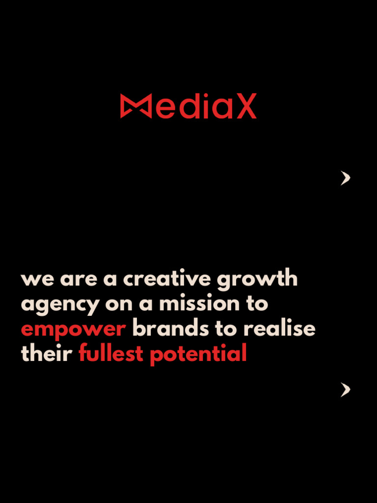 MediaX Credentials Deck | PDF | Brand | Business Economics