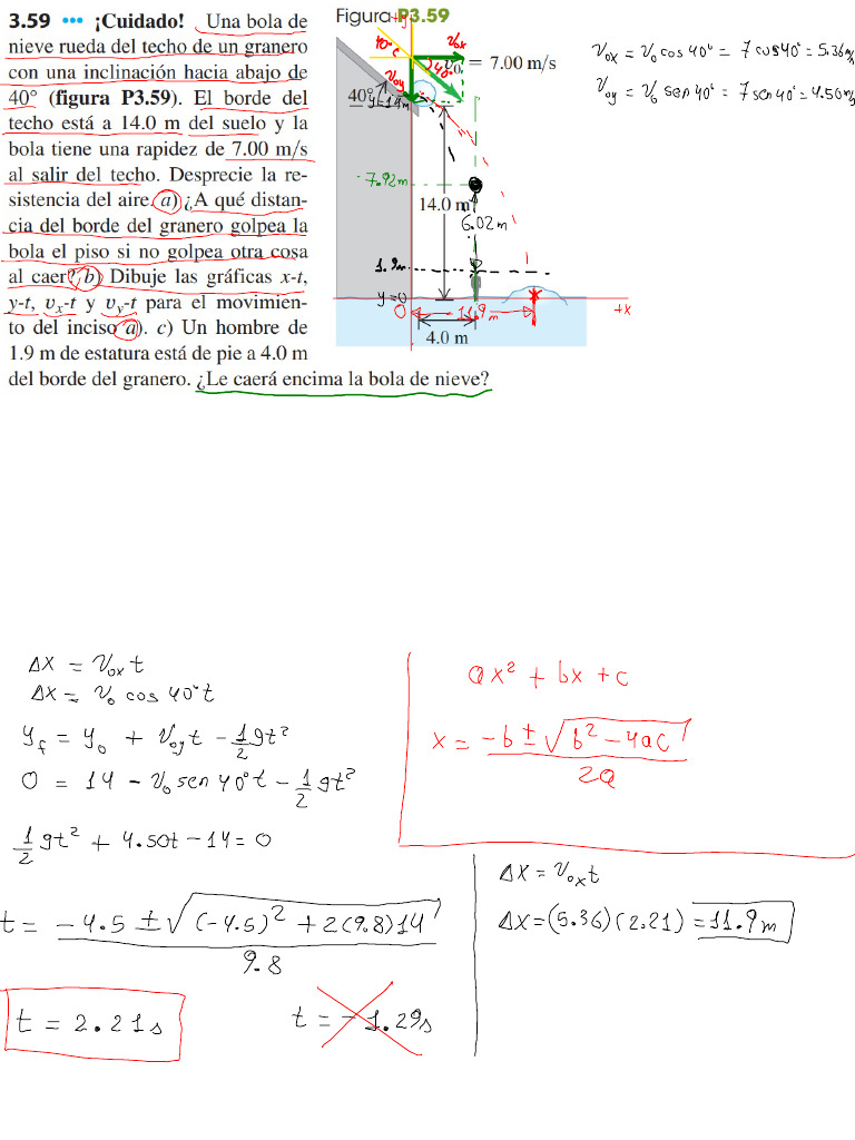Ind2-3.1-3.2 - Problemas de Proyectiles | PDF