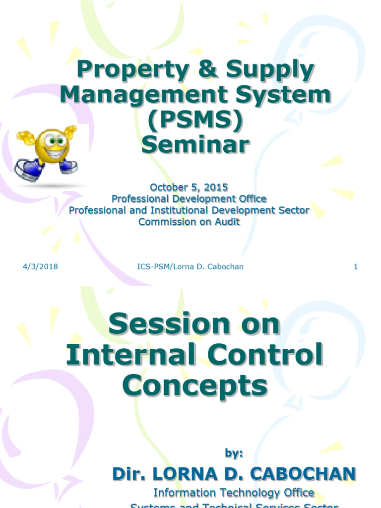 03-CS PSM Updated Oct2015 | PDF | Internal Control | Risk