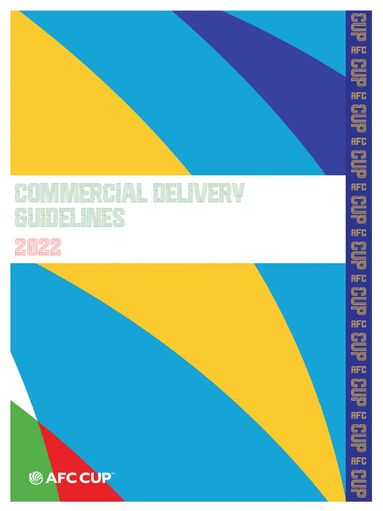 AFC Cup 2022 Commercial Delivery Guidelines | PDF | Computers