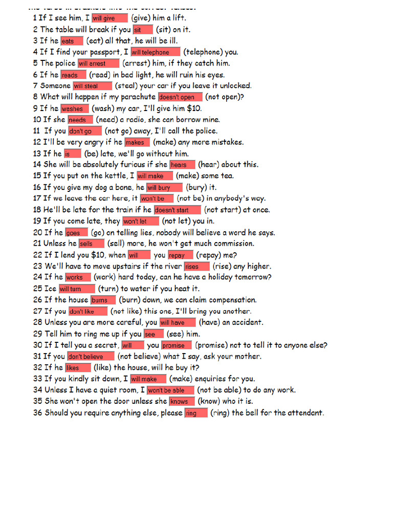 Conditional 0 + 1 | PDF