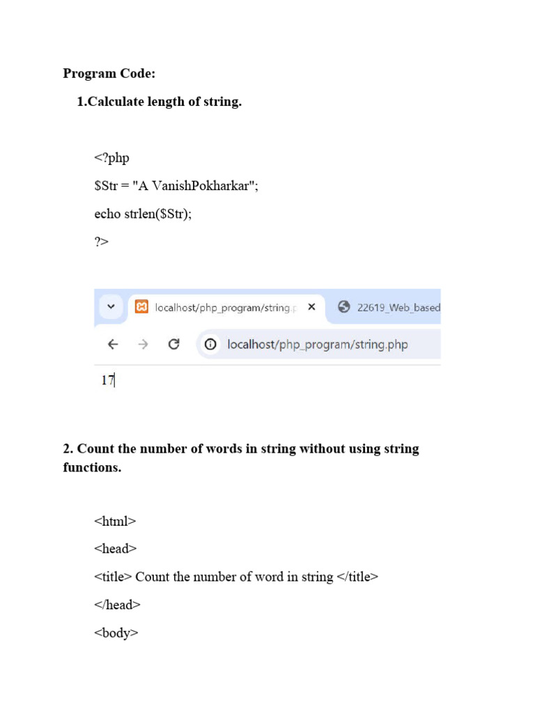 Program Code3php Pdf Computer Science Object Computer Science 5058