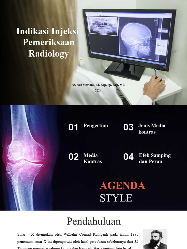 Indikasi Injeksi Radiologi - Neli | PDF