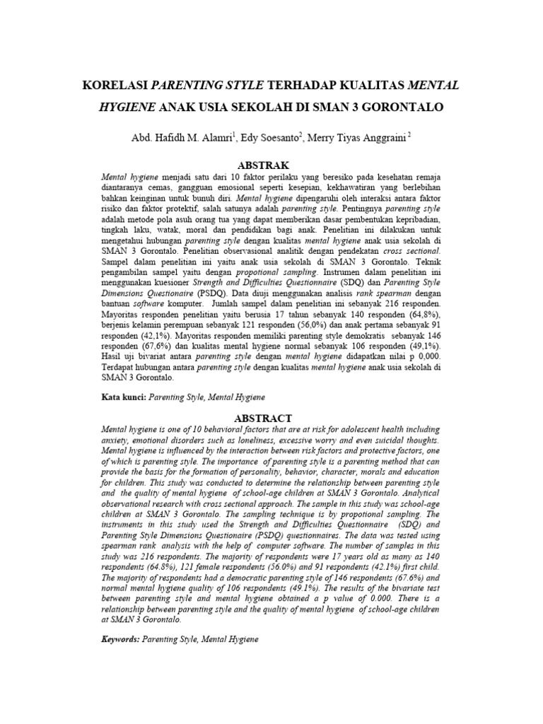 APA 7 FIX Final Draft - Abd. Hafidh Mayulu Alamri | PDF | Kesehatan ...