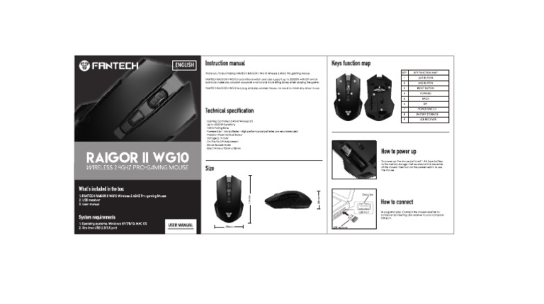 Raigor II WG10 Manual | PDF