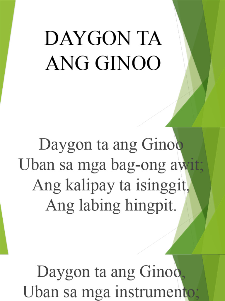 Daygon Ta Ang Ginoo | PDF