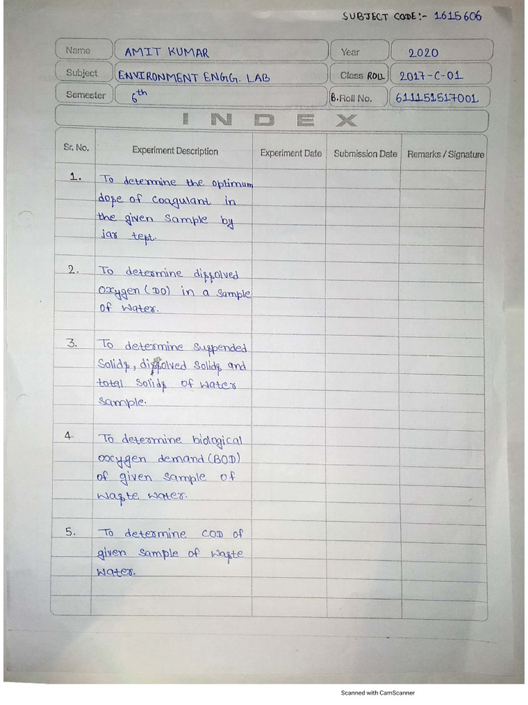 Environment Lab | PDF