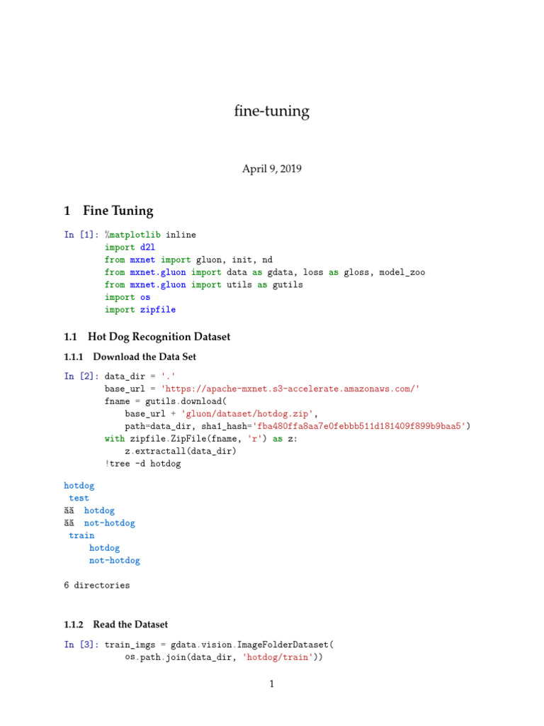 Fine Tuning | Download Free PDF | Algorithms | Learning