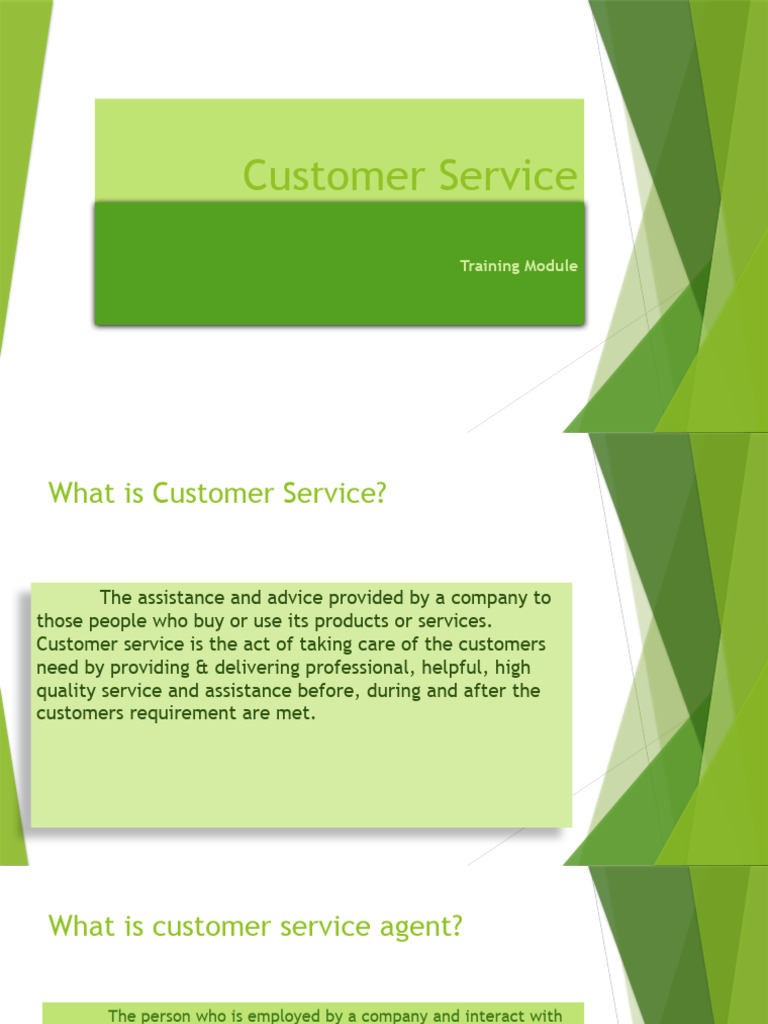 Customer Service | PDF | Communication | Customer