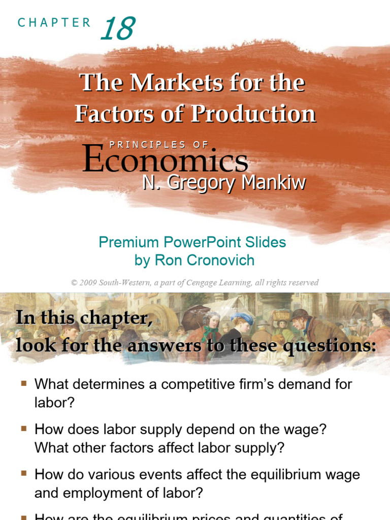 Factors of Production in Economics | PDF | Labour Economics | Supply ...
