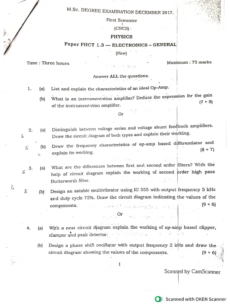 Electronics and Communication Question Papers | PDF
